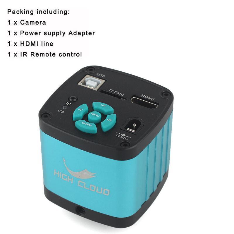 48MP 4K 1080P HDMI USB Industrial Video Digital Microscope Camera 130X ...