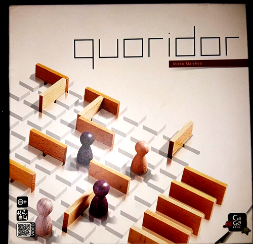 Quoridor Mini Strategy Board Game Small Box Version 100% Complete VGC ...