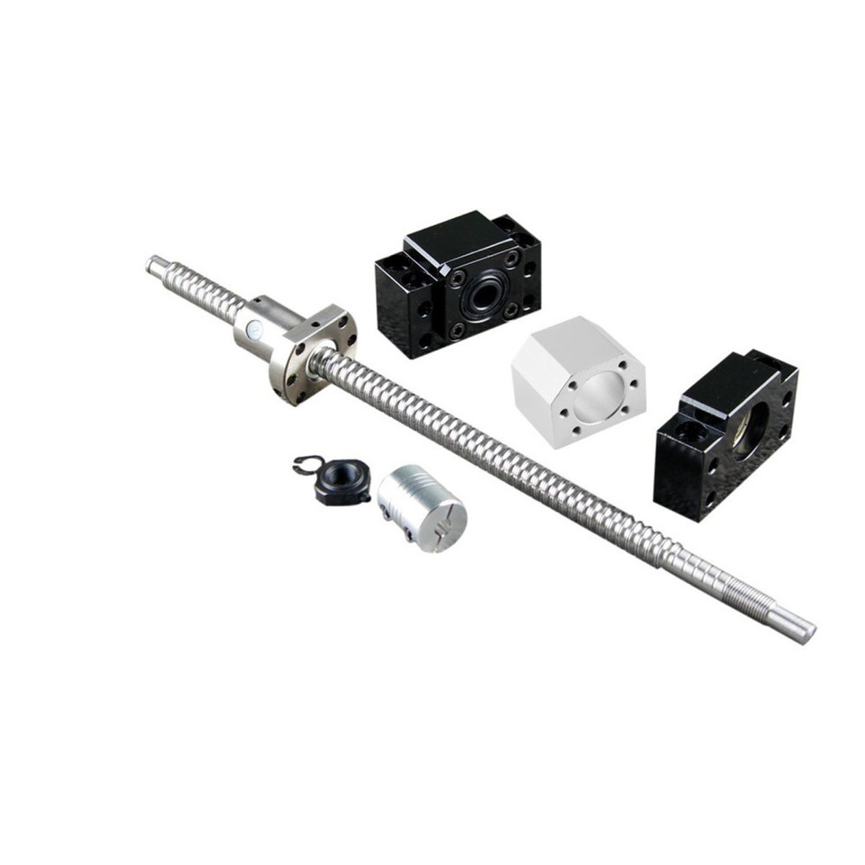 HGR20 Linear Guide Rail HGH20CA Block SFU1605 Ball Screw BF12/BK12 CNC ...