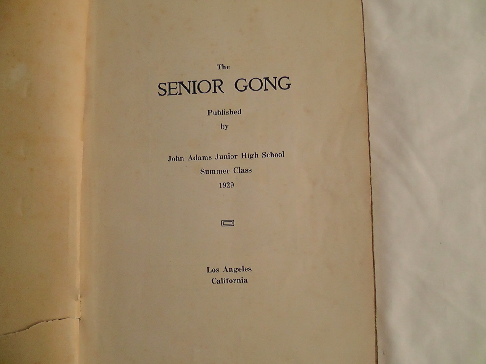 Yearbook - John Adams Junior High School, Los Angeles, California 1929 ...