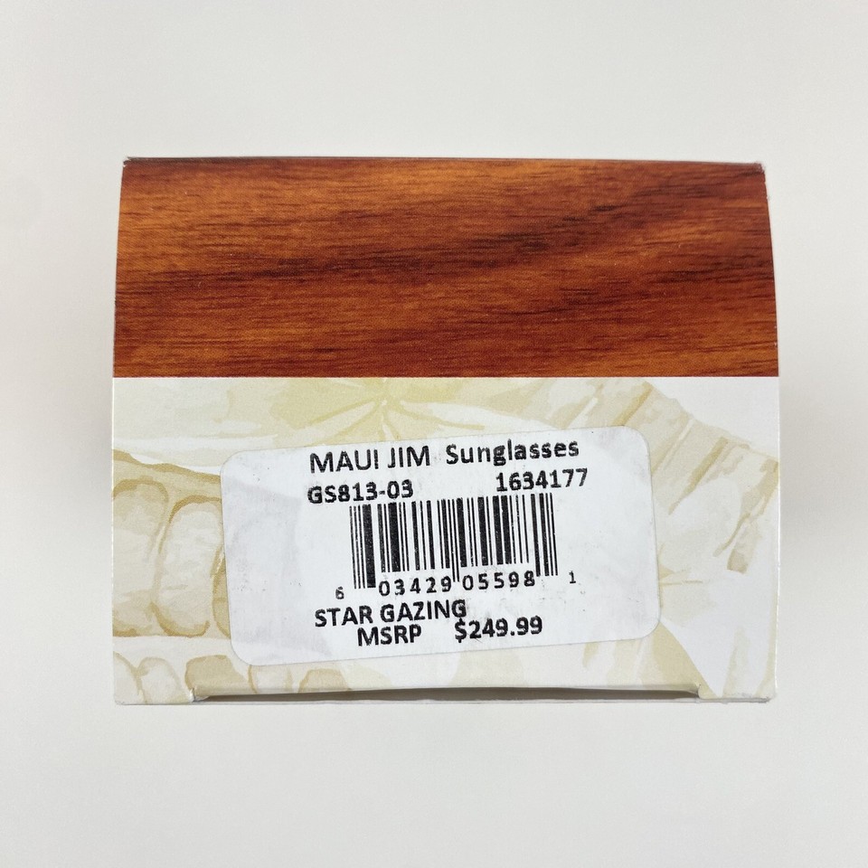 Maui Jim Star Gazing Sunglasses Navy Grey Womens Polarized Hawaii NEW ...
