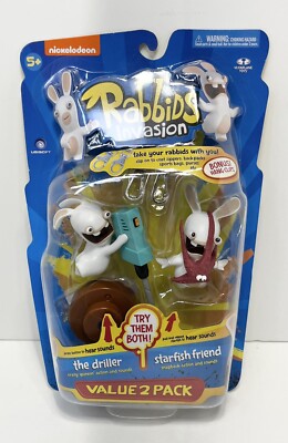 McFarlane Rabbids Invasion Action Figures The Driller And Starfish ...
