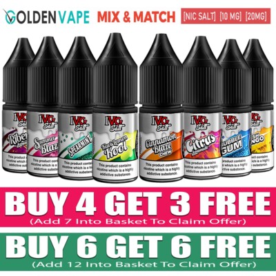 IVG Nic Salt E Liquid 10mg & 20mg | 50/50 VG/PG - IVG Salts POD Vape ...