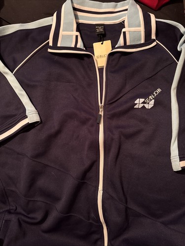 SEAN JOHN P DIDDY PUFFY COMBS HIP HOP JACKET NAVY BLUE COAT VINTAGE Men ...