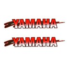 Yamaha Boat Logo Decal Stickers Red White Black - PAIR | eBay