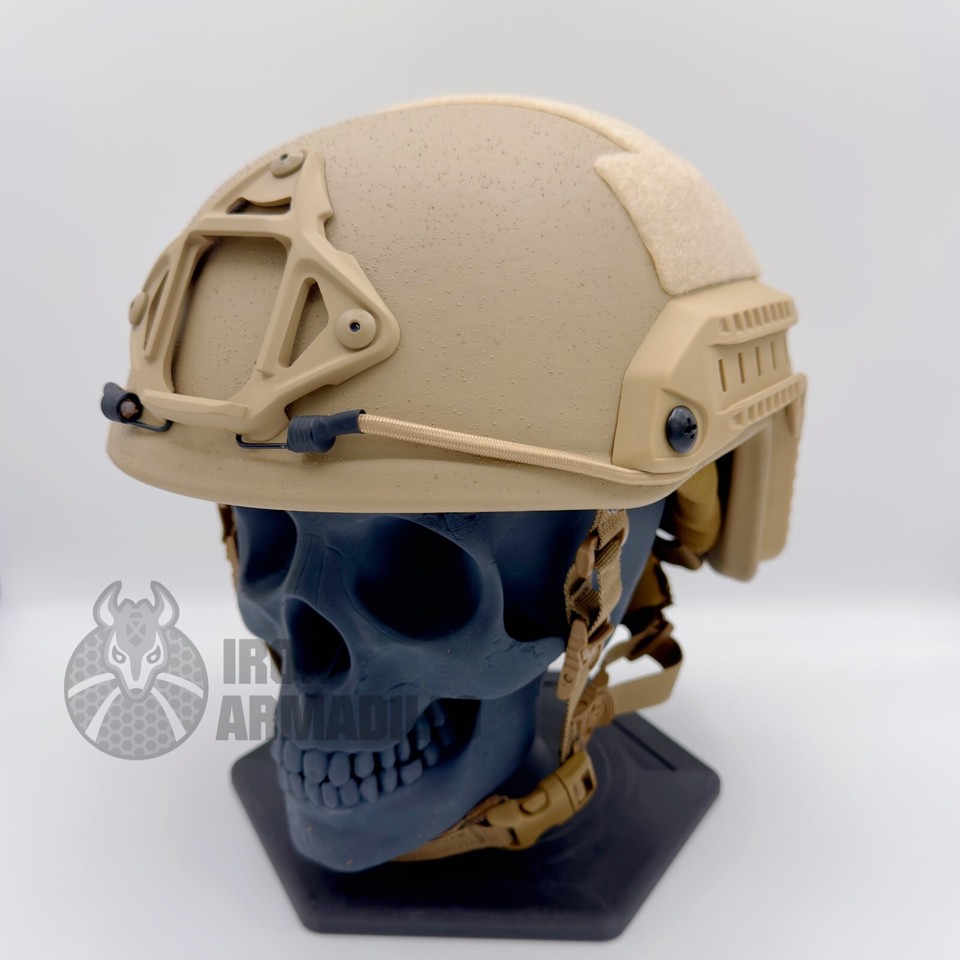IRON ARMADILLO® Maritime MT Super High Cut Ballistic Tactical Helmet ...