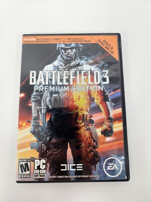 Battlefield 3 Limited Edition Dice PC CD-ROM Game 2 Disc Set in Case ...
