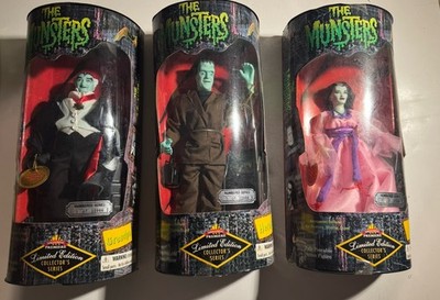 The Munsters Herman Grandpa Lily Doll Action Figure Exclusive Premier ...
