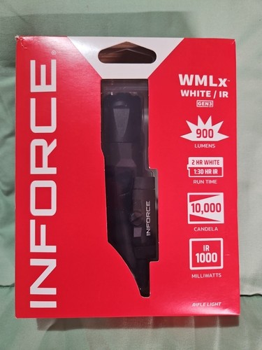Inforce WMLx White/IR Gen 3 Black 900 Lumens LED / 1000 mW IR NEW! | eBay