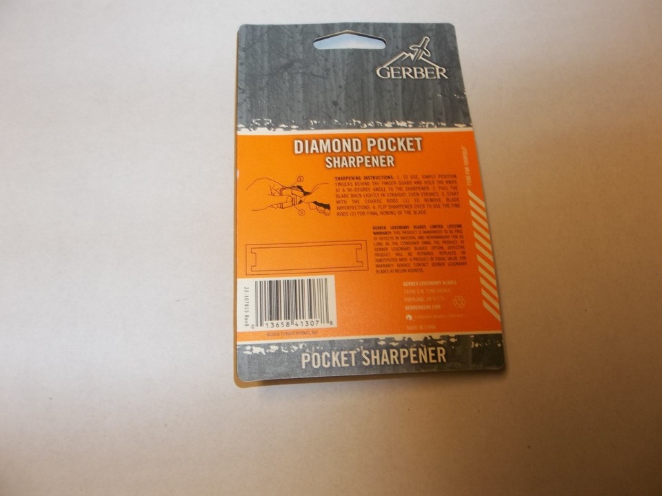 Gerber Diamond Pocket Sharpener New in Package #2 | eBay
