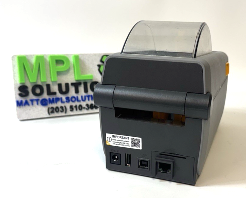 Zebra ZD411 Direct Thermal Barcode Label Printer USB Bluetooth ZD4A022 ...