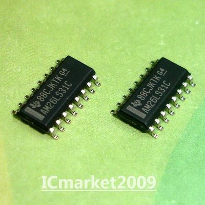 5 PCS AM26LS31CDR SOP-16 AM26LS31C AM26LS31 Quadruple Differential Line ...