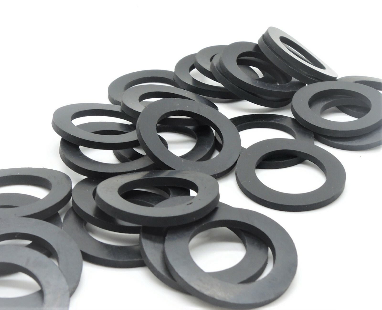 25mm id Flat Washers 38mm od x 3mm Spacers Dampeners All Weather EPDM ...