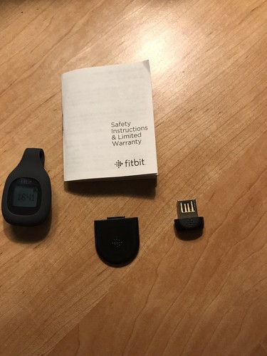 Fitbit FB301 Zip Wireless Activity Tracker Black Dongle & New Battery ...
