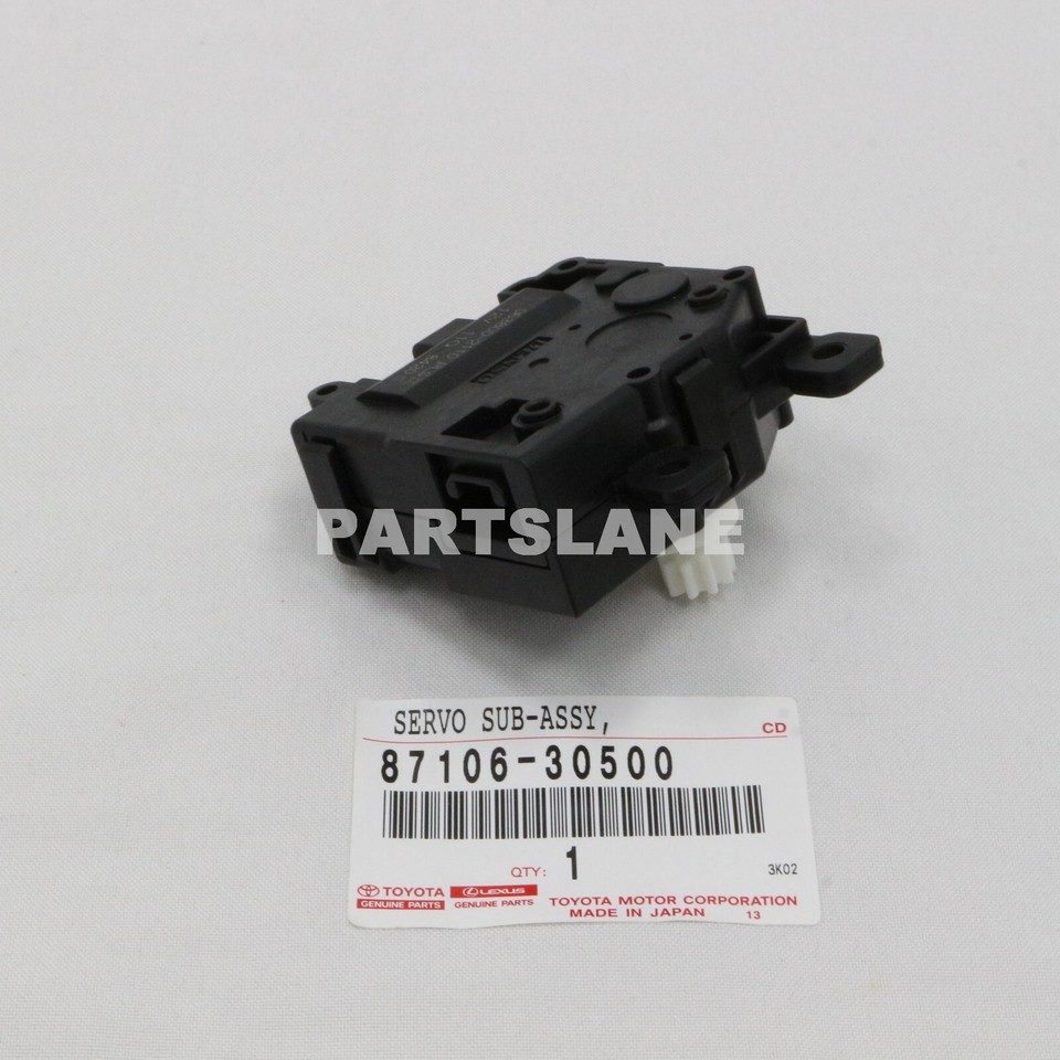 87106-30500 Toyota OEM DAMPER SERVO SUB-ASSY, AIR CONDITIONER RADIATOR ...