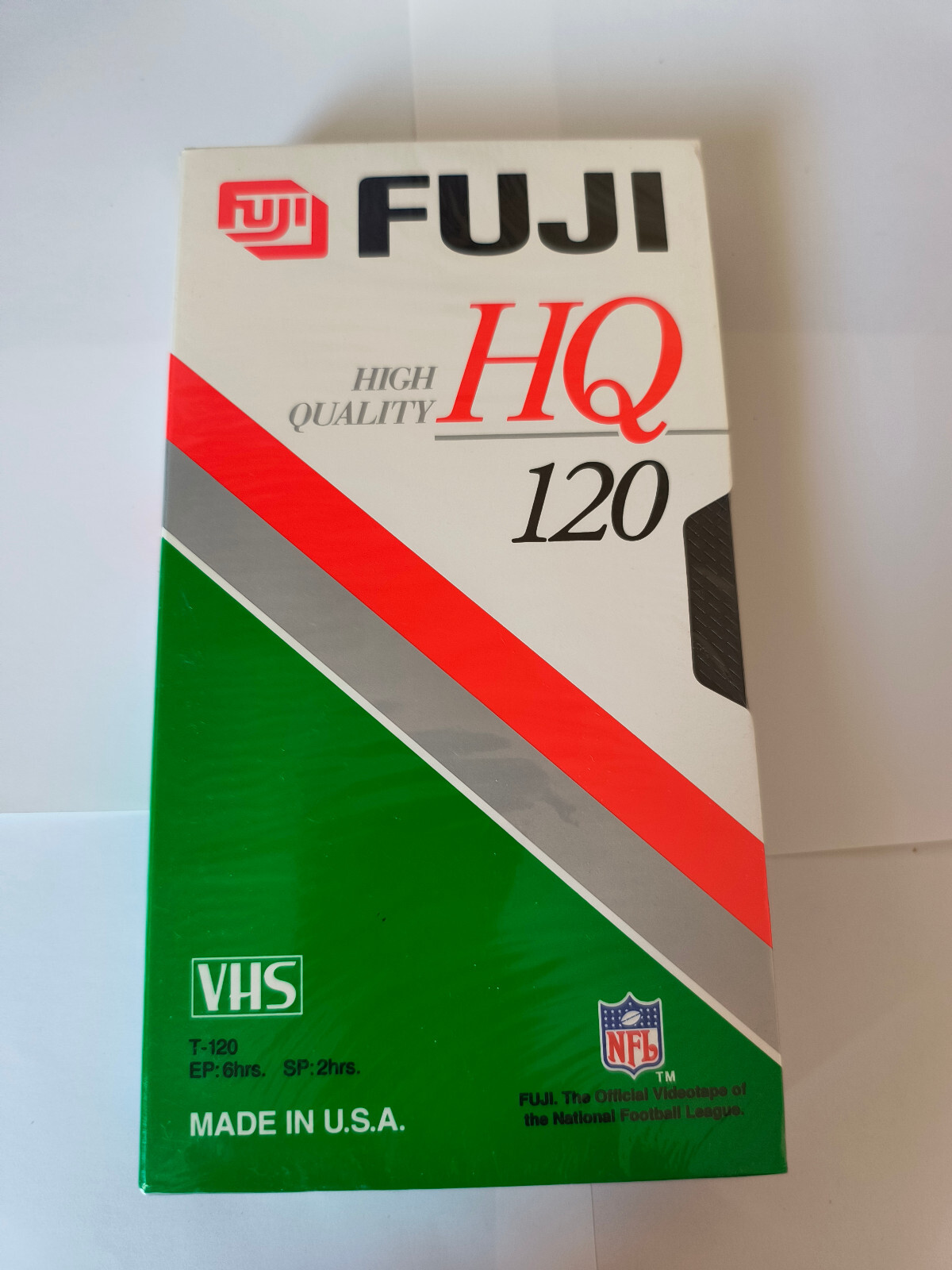 Fujifilm HQ T-120 Blank VHS Tape Made in U.S.A EP:6hrs, SP:2hrs ...