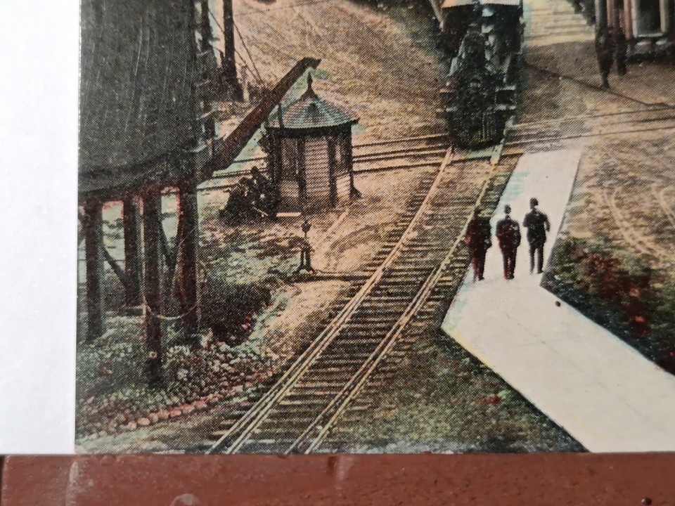 VTG Postcard. R.R. Depot, No. Trains McGregor, Iowa. (Z17) | eBay