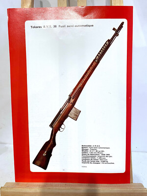 Ancienne Affiche document militaire fusil Tokarev SVT 38 ww1 ww2 | eBay