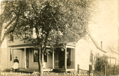 _177 RESIDENCE OF J. W. LITTLE, EAST SPARTA, OH - LEITER RPPC - 1911 ...