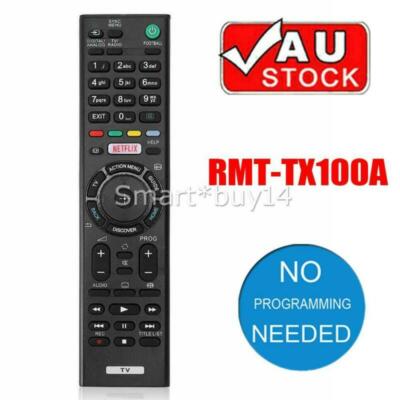 RMT-TX100A Replace Netflix TV Remote for Sony KDL-43W800C KDL-55W800D ...