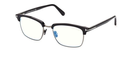 Authentic TOM FORD Rx Eyeglasses FT5801-B-001 Black w/Demo Lens 54mm ...