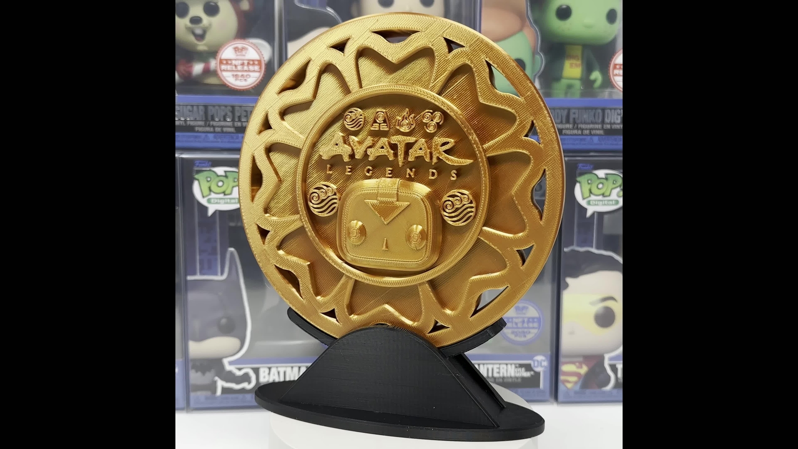 3D printed Custom Funko Digital Pop! - AVATAR SERIES 1 Coin w/ Stand | eBay