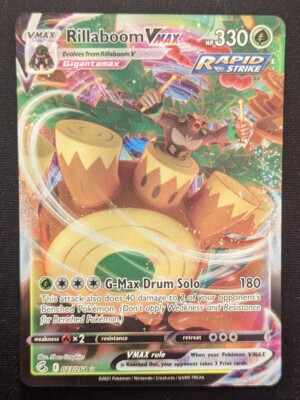 Pokemon #023 Rillaboom VMAX Holo | eBay