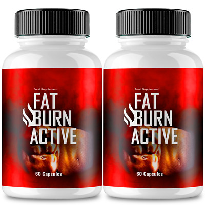 (2 Pack) Fat Burn Active Capsules FatBurn Active Official Formula (120 ...
