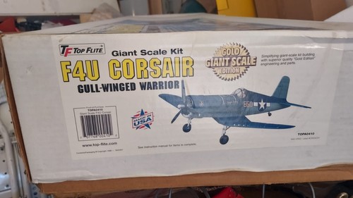 TOP FLITE Giant Scale F4U CORSAIR R/C Model Airplane Kit | eBay