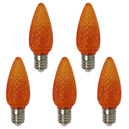 UL Listed Box of 25 C9 Led Replacement Bulbs,3 SMD LEDs in Each C9 E17 ...