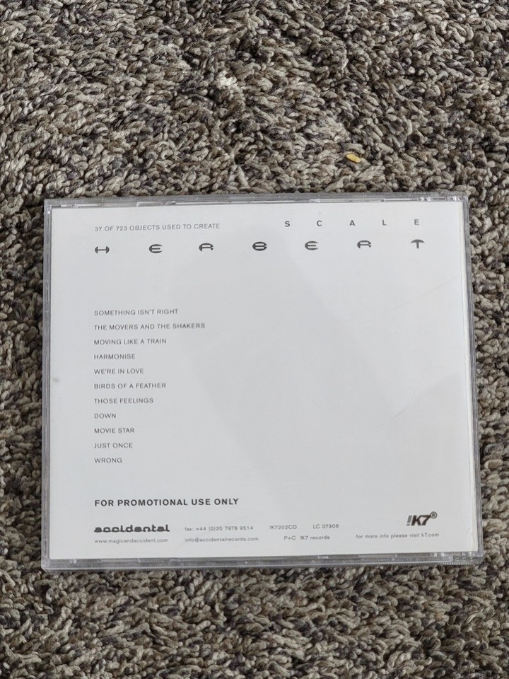 K7 Records SCALE CD Music Album Promotional Use Only | eBay