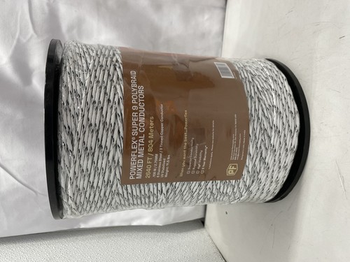 Powerflex 2,640 ft. Super 9 Polybraid Electric Fencing - Black/White | eBay