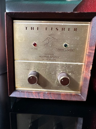 The Fisher * MPX - 100 * Tube MPX - Decoder * with Woodcase * Restored * | eBay UK