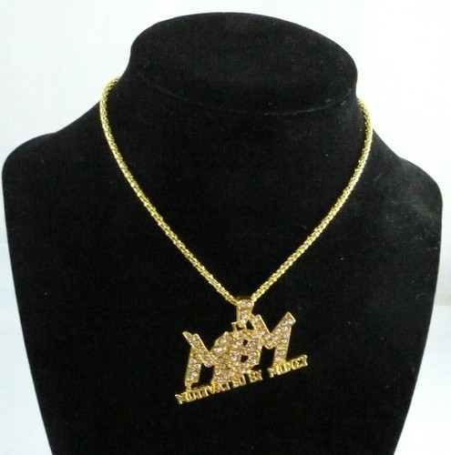 Motivated By Money Necklace MBM Pendant Chain Gold | eBay