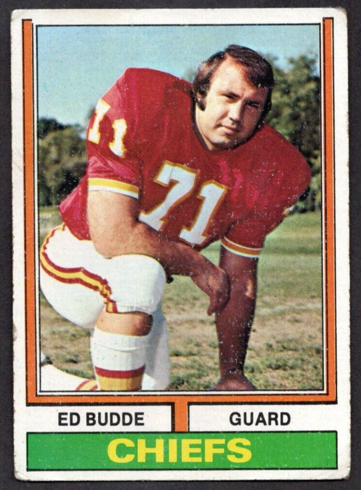 1974 Topps #108 Ed Budde Chiefs - Fair | eBay