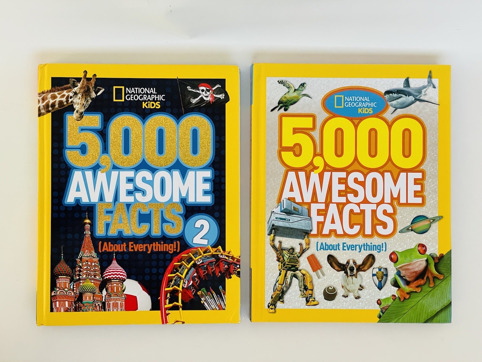 5,000 Awesome Facts (About Everything!) 1+ 2 Books Hardcover NEW ...