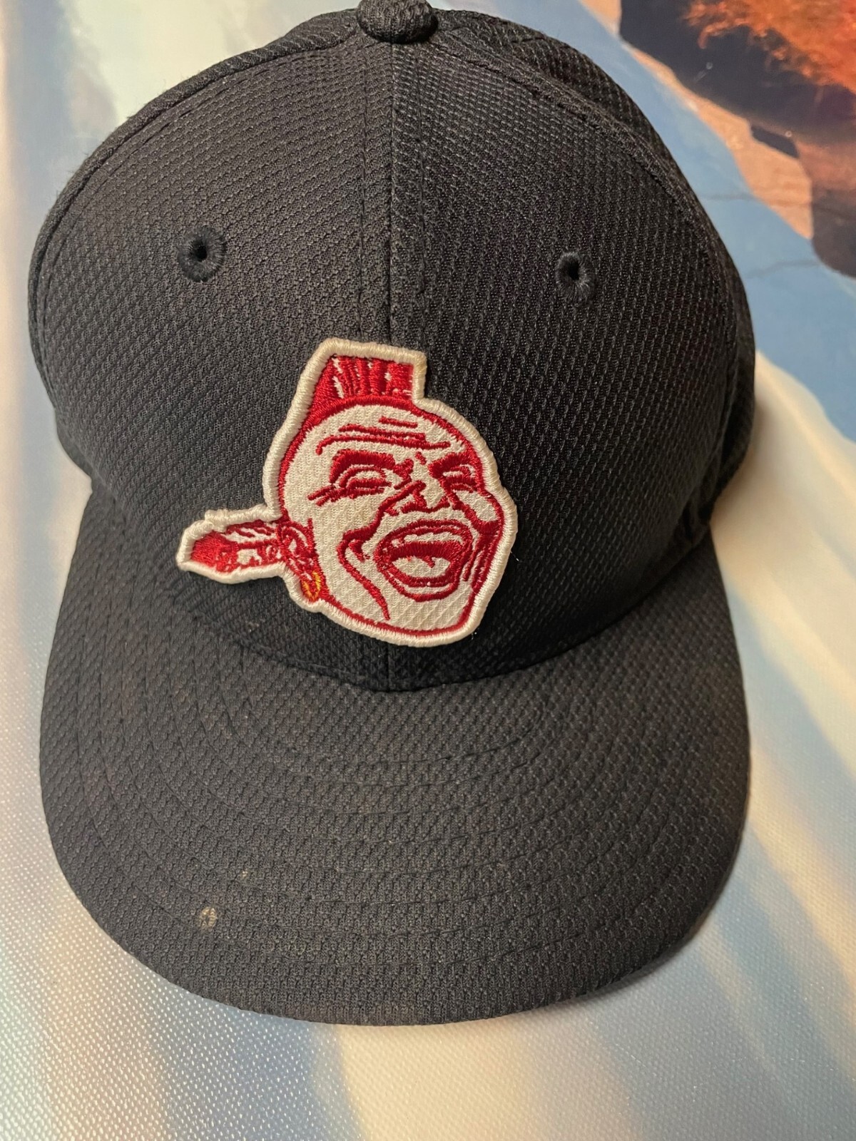 Rare Banned Logo Atlanta Braves New Era 59fifty Chief… - Gem