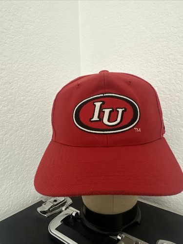 Vintage 90's Indiana IU Hoosiers NCAA Cap Snapback Hat | eBay