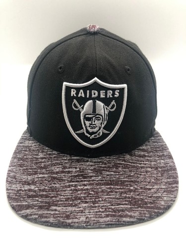 NFL Oakland Raiders Cap Hat Snapback Polyester Spandex New Era 9 Fifty ...