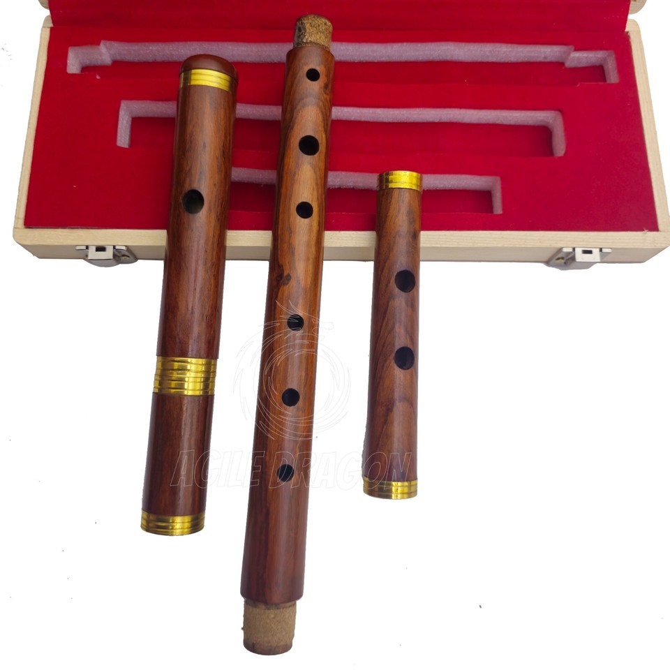 New Irish Professional Rosewood D Flute 4 Piece Natural Finish with ...