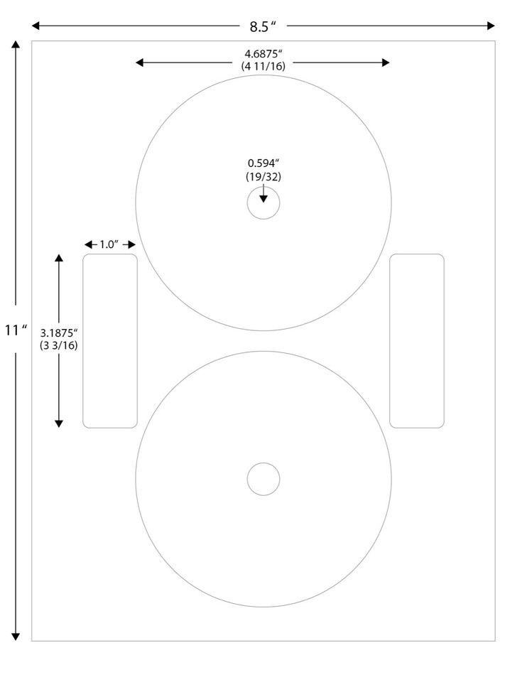 200 CD / DVD Laser and Ink Jet Labels - Neato Compatible Full Face! 100 ...