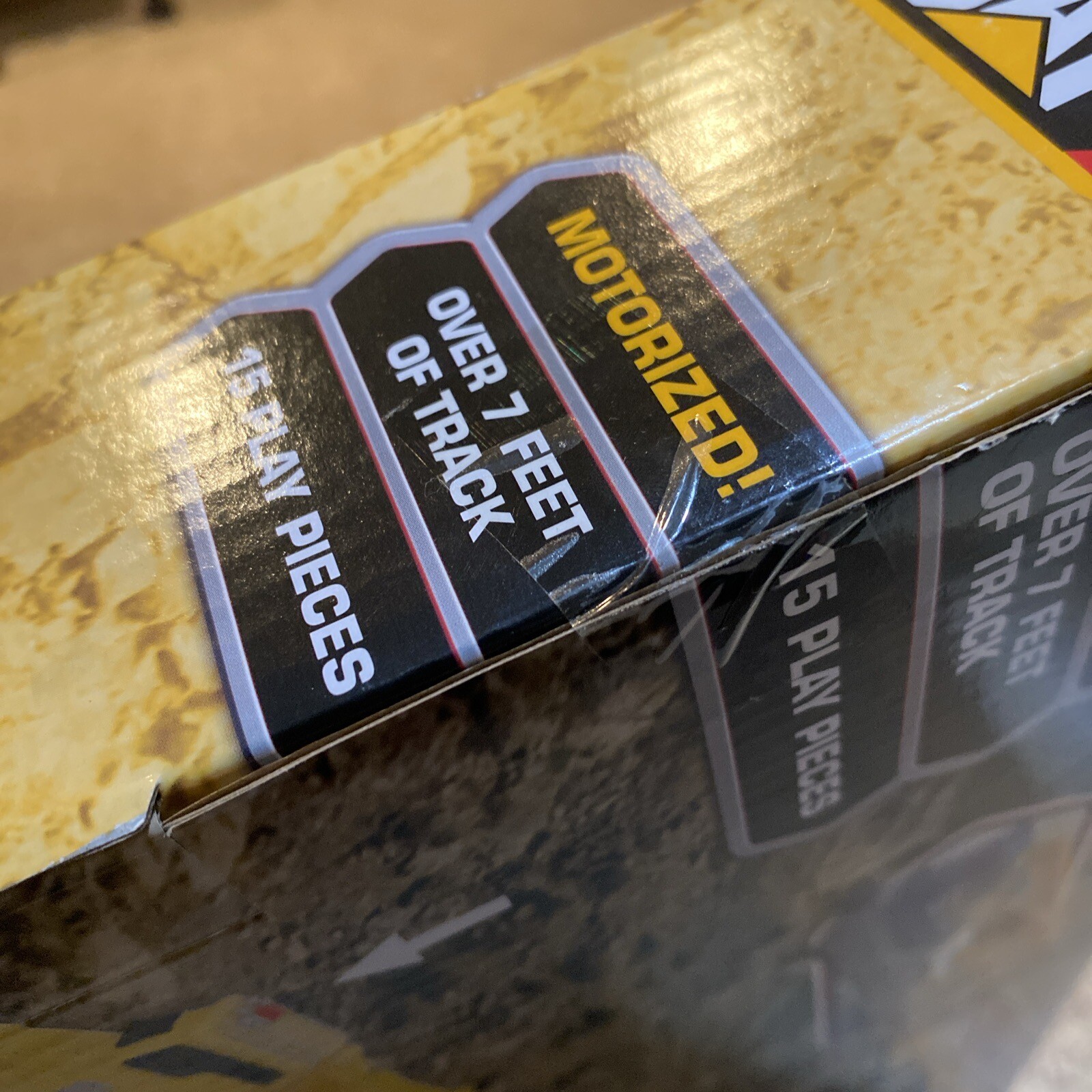 Caterpillar Construction Iron Diesel Train Motorized Cat 7ft Track Toy ...