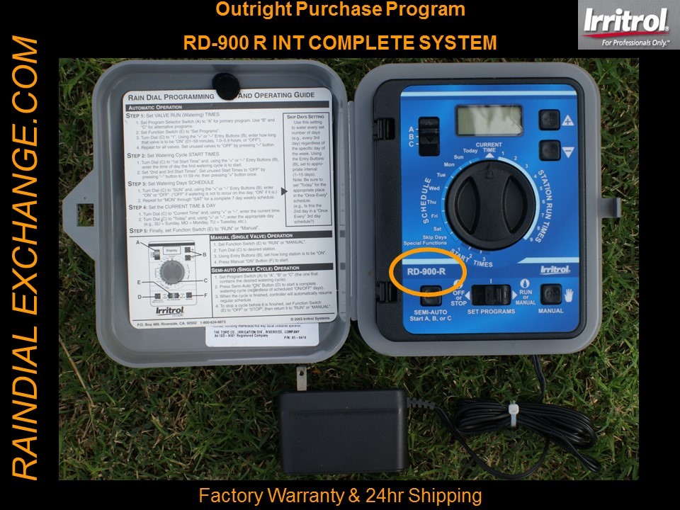 NEW - Irritrol / Hardie Rain Dial RD-900 R / RD 900 R INT system - 5yr ...