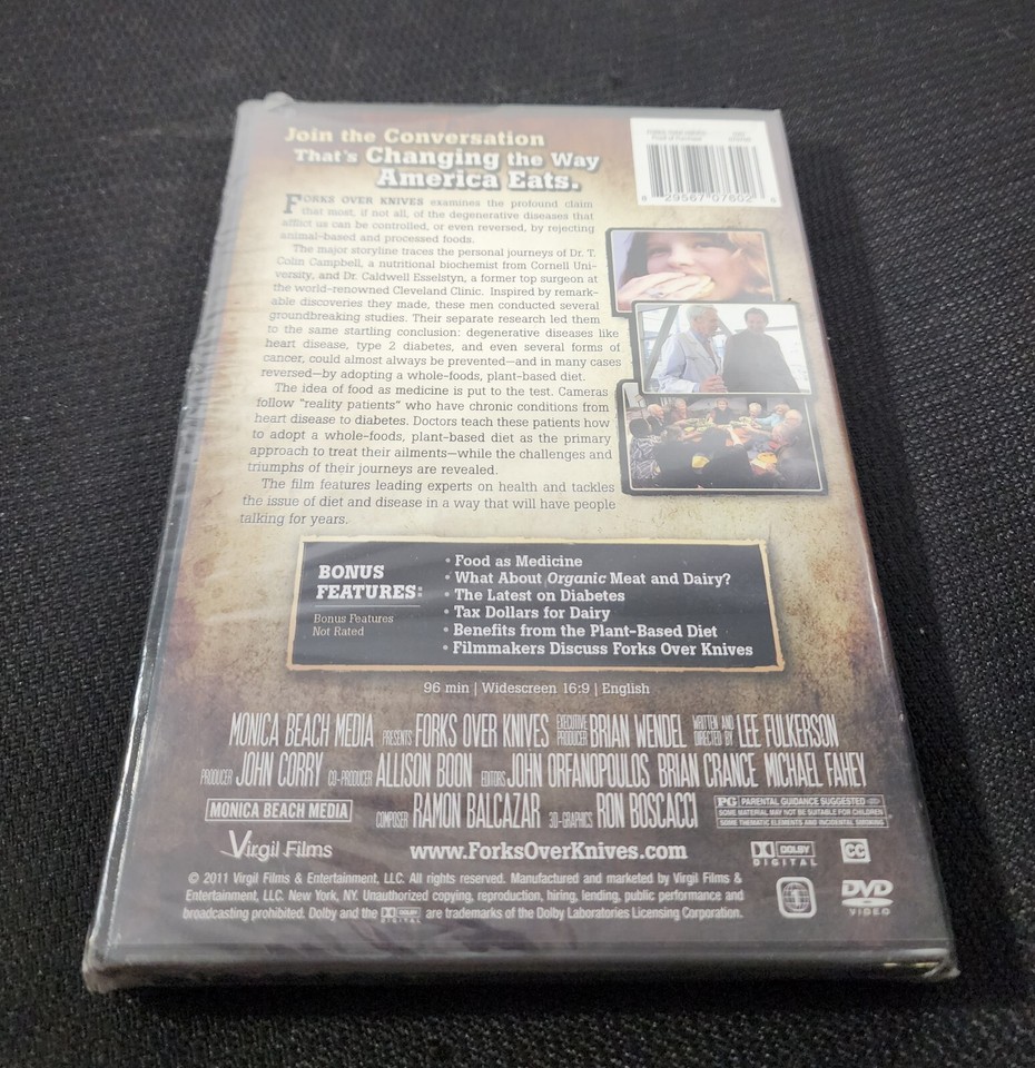 Forks Over Knives (DVD, 2011) NEW, Sealed 829567076026| eBay