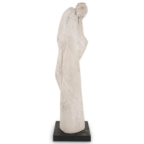 Austin Productions Terra Cotta Acoma Woman W Vase Statue | eBay