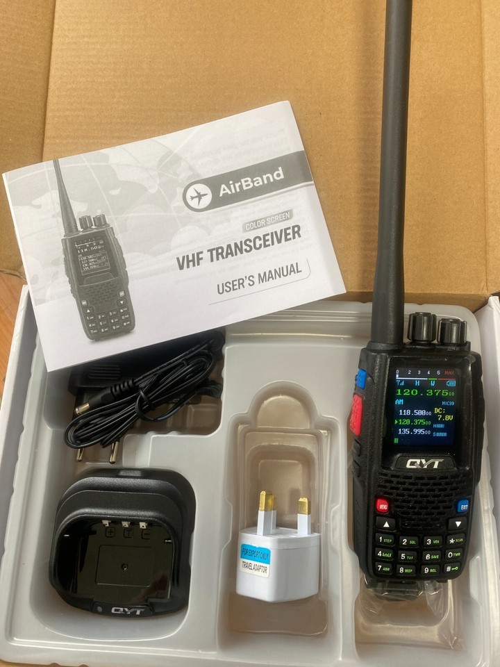 QYT KT-A16 - BUDGET AVIATION AIRCRAFT HANDHELD RADIO (With 8.33 chs ...