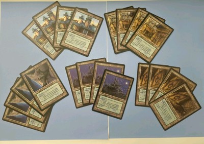 MTG Homelands Trilands 20 Land Set- NM-LP | eBay