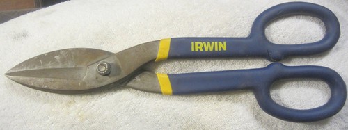 12" ad Irwin Tinner tin snips,metal cutter tool VTG tool | eBay