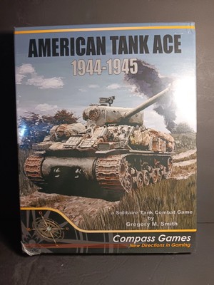 SHRINK American Tank Ace 1944-1945 WWII TACTICAL SOLITAIRE GAME Compass ...