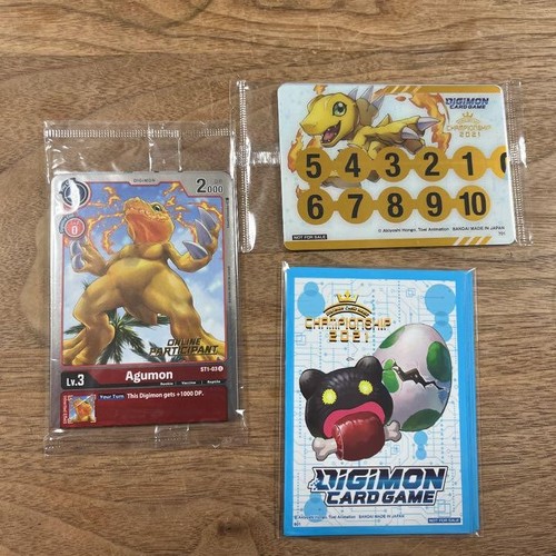 Digimon Card Online Tournament Promo Pack Sleeve Memory Gauge Japan | eBay